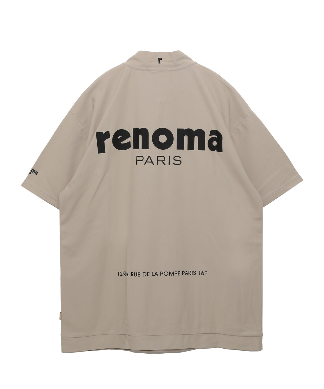 BACK LOGO HALF ZIP S/S - SP